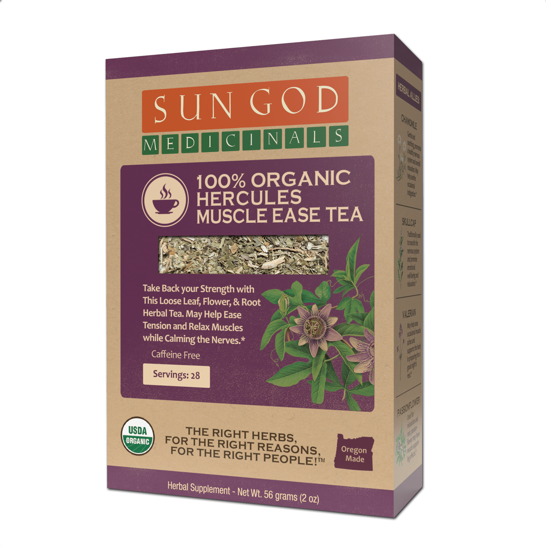 Hercules Muscle Ease Organic Herbal Tea